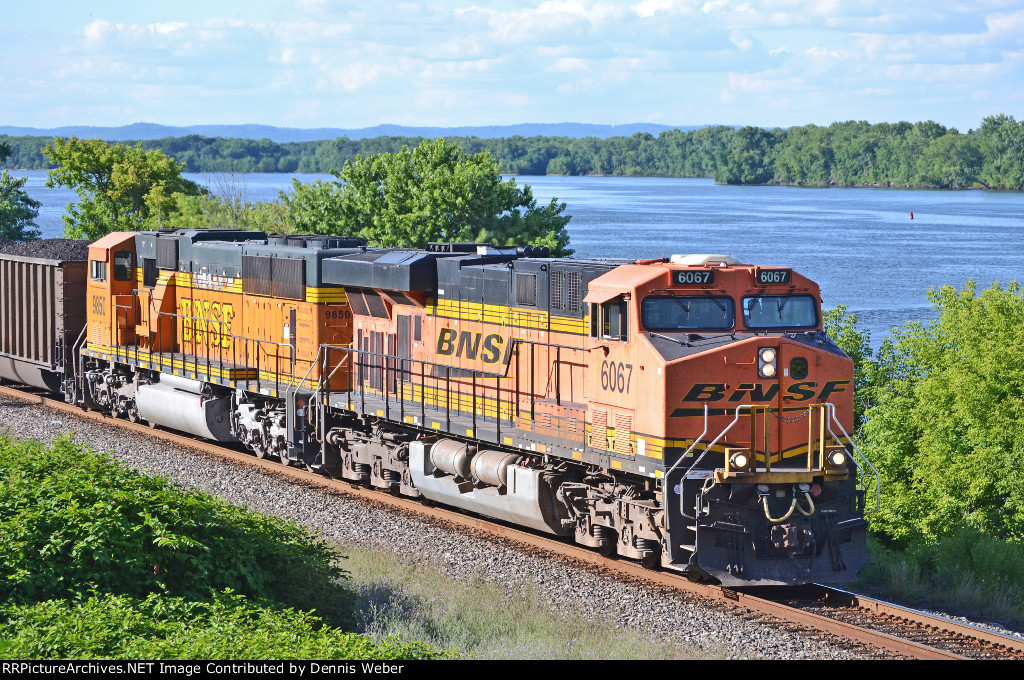 BNSF 6067, CP's River Sub.
